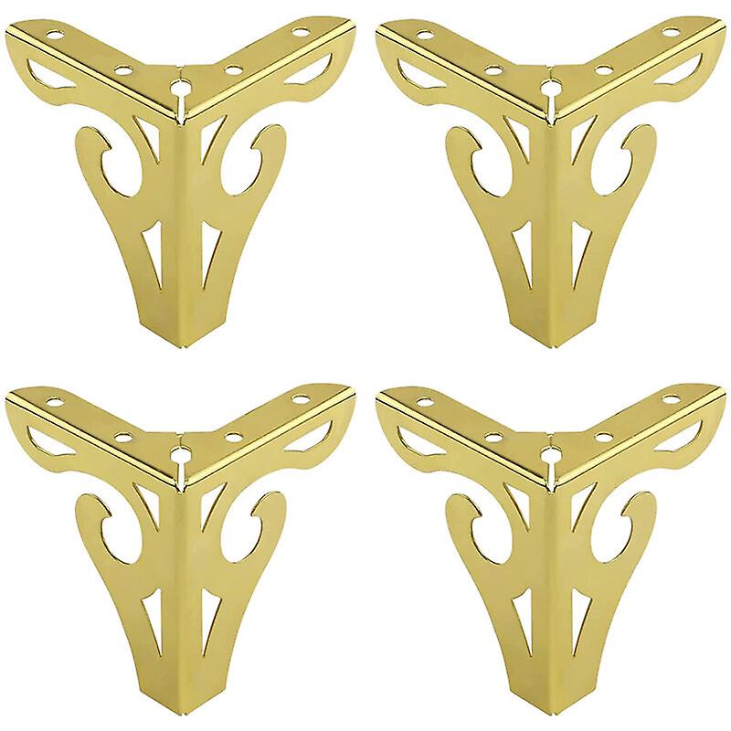 4 Pieces European Style Iron Coffee Table Legs DIY Furniture Leg 10cm ...