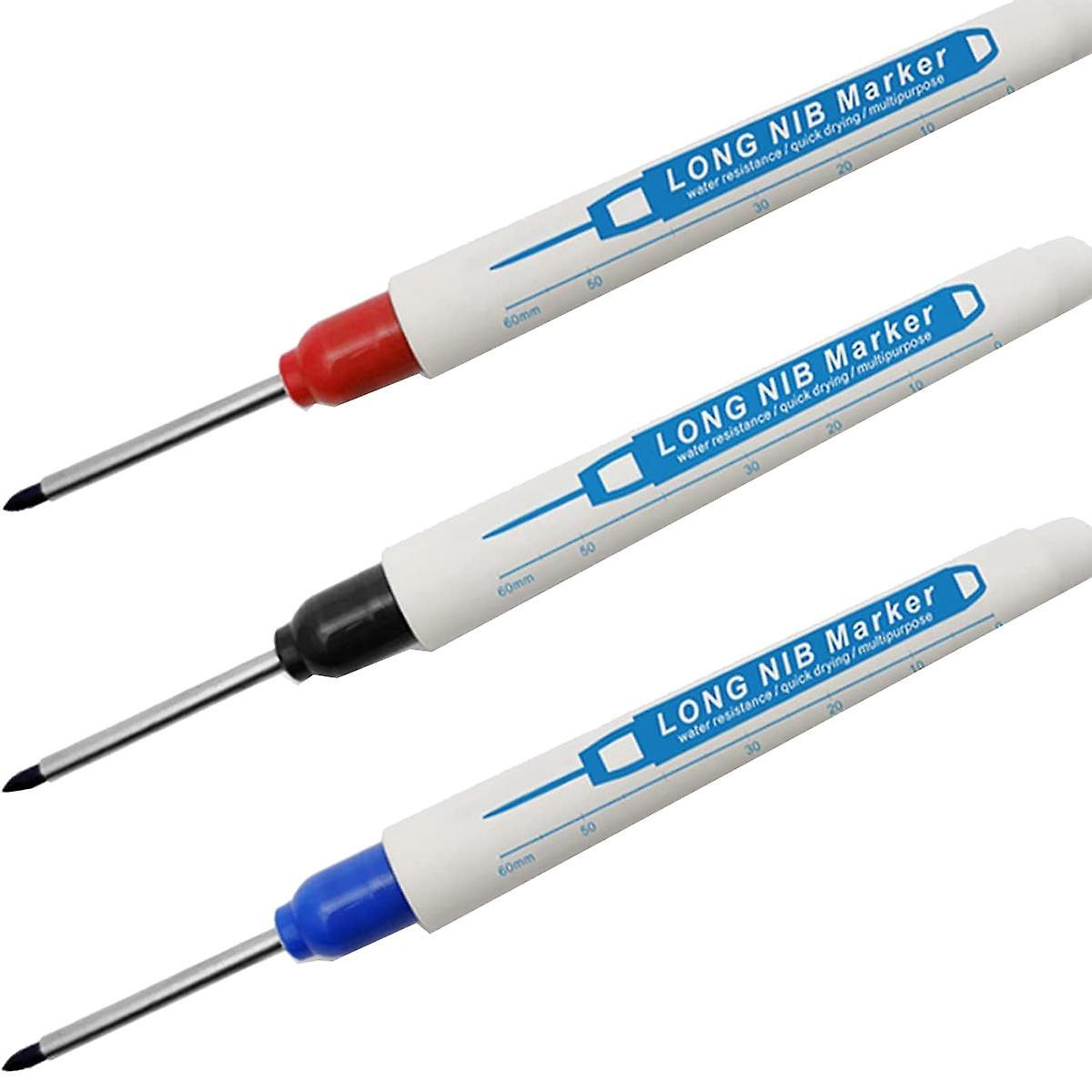 8pcs Waterproof Deep Reach Markers, Long Nose Marker In 2mm Felt Tip ...
