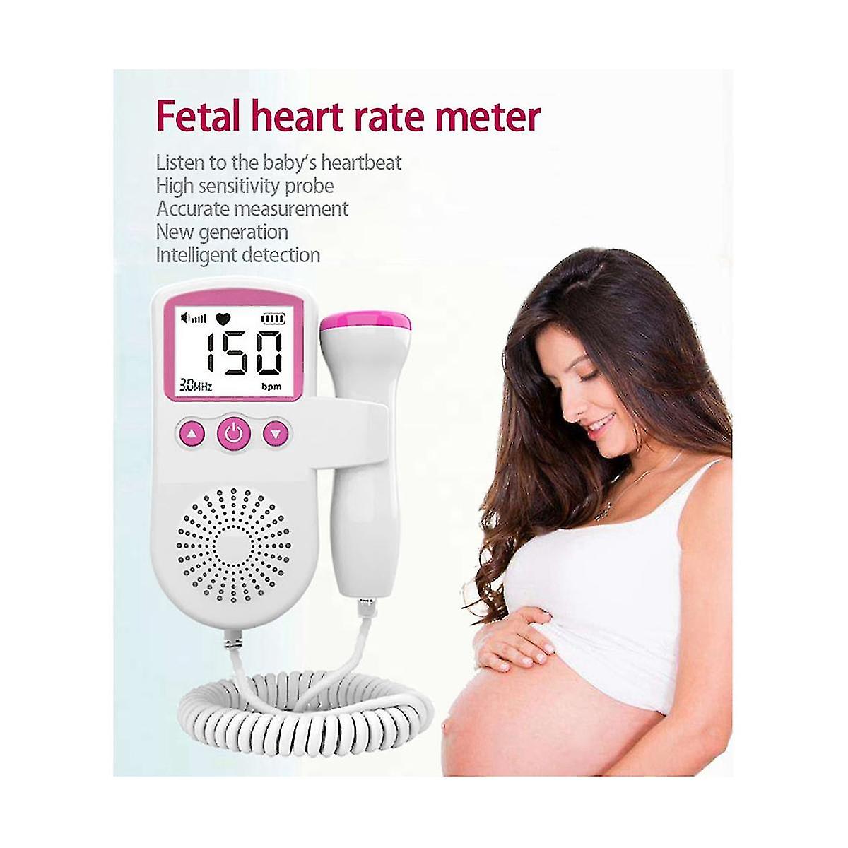 Fetal Heart Rate Monitor Handheld Convenient Fetal Movement Stethoscope ...