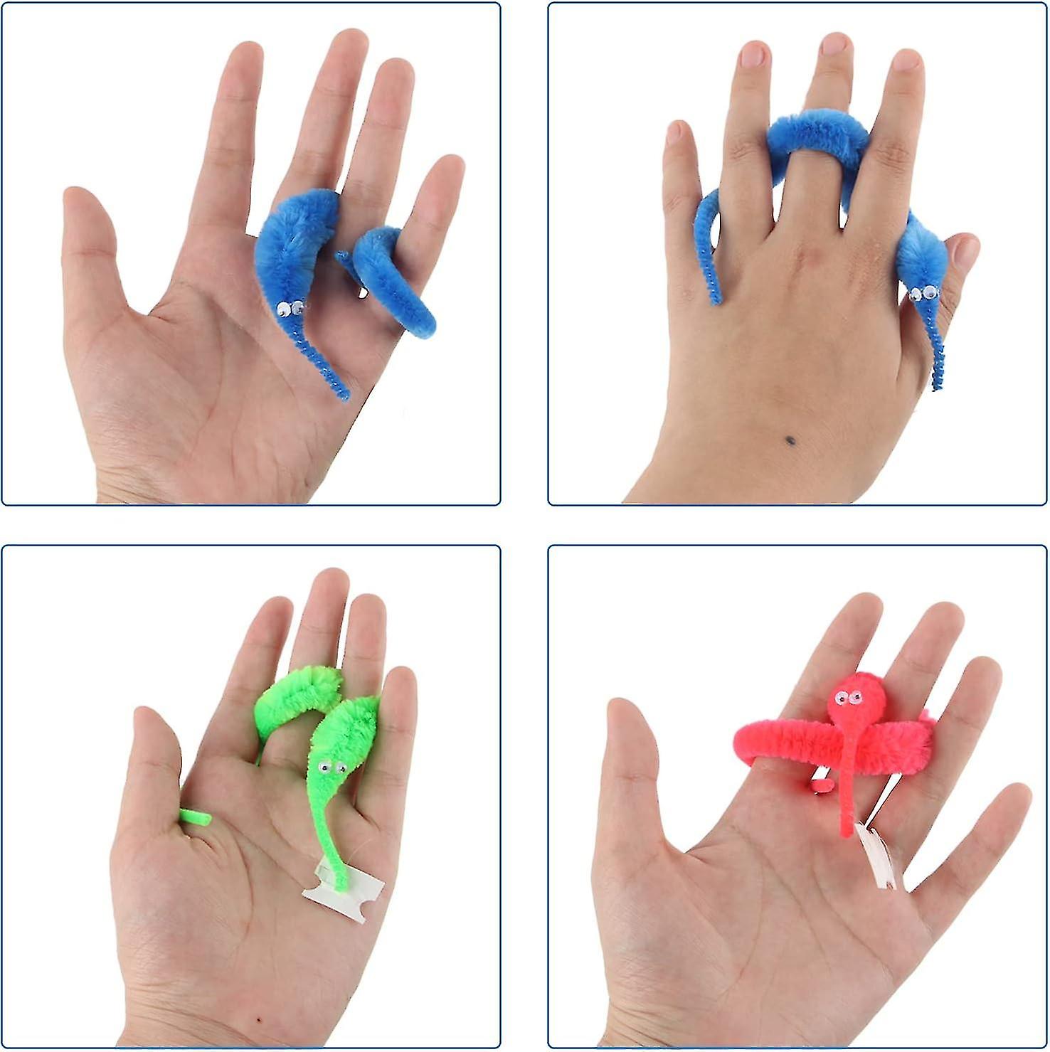Magic Worm Toys, 12 Pcs Magic Caterpillars, Magic Fuzzy Worm, Winding ...