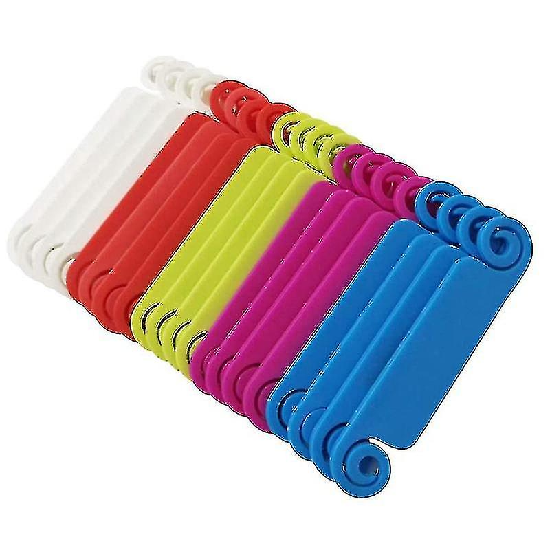 20 Pcs Cable Tags Cable Management Tags Multicolor Cable Labels Cord ...