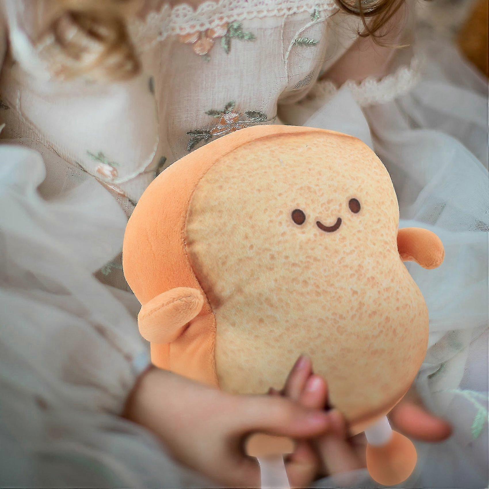 Toast Bread Pillow Plush Funny Food Plush Toy Pillows Toy Pillows Bread ...