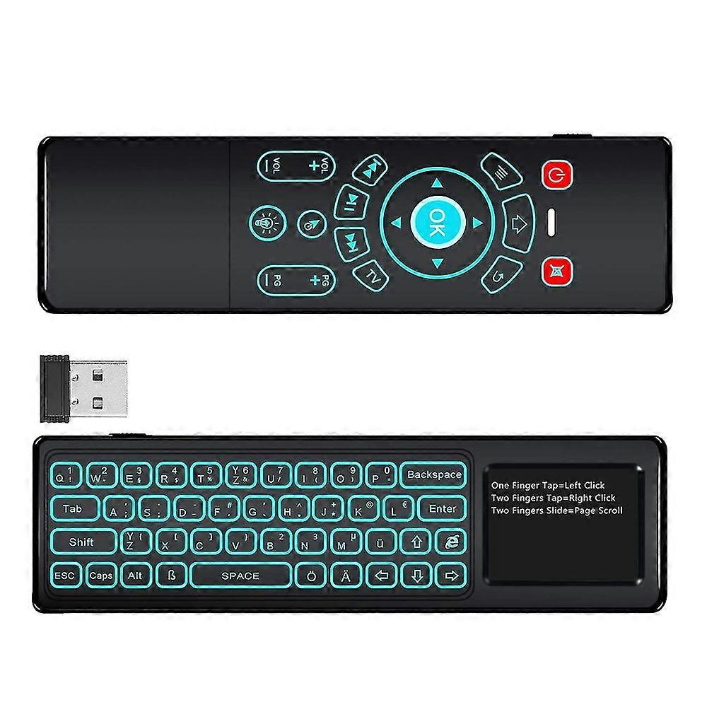 Mini Wireless Keyboard/air Remote Control/mouse/touchpad With White ...