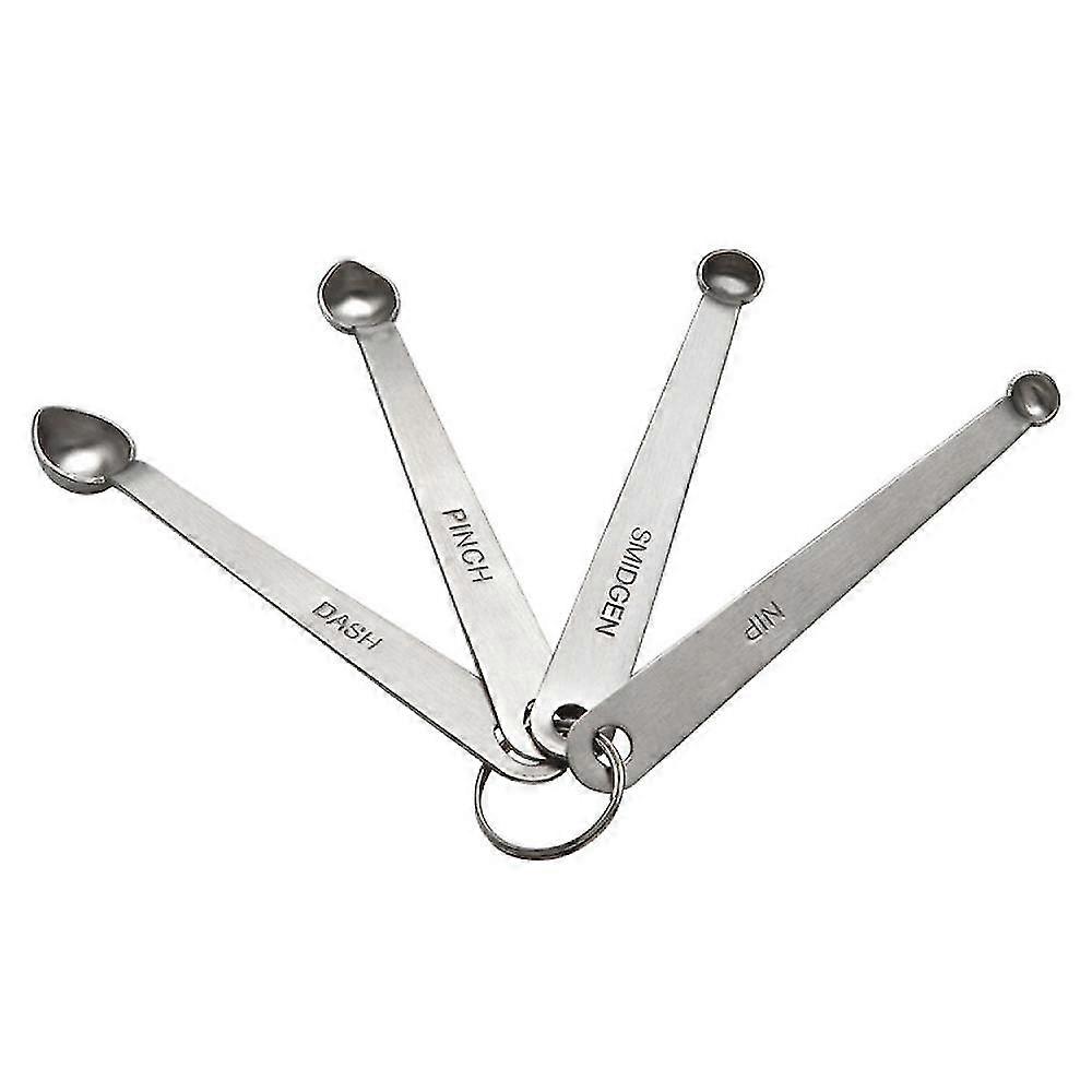 1/8,1/16,1/32,1/64 tsp (dash, pinch, smidgen, nip) Mini Measuring ...