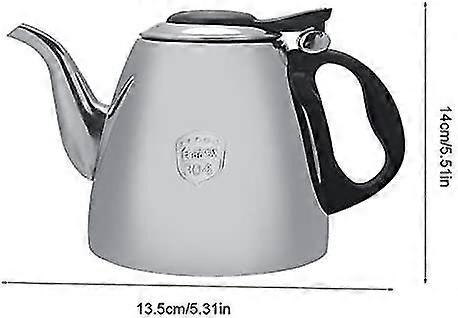 Teapots for Induction Cooker with Heat Resistant Handle Stainless Steel ...