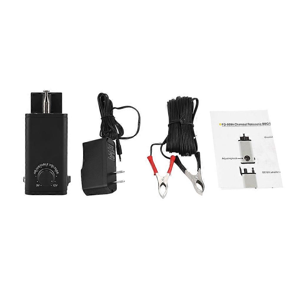 BBQ Roast Rotisserie Grill Motor Rotator DC 3-12v Output Adjustable ...