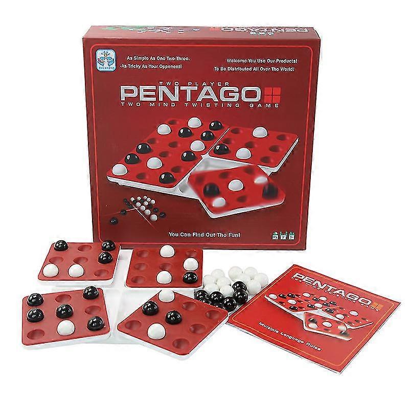 Pentago Mind Twisting Game Two Players //indoor Family Game For Fun ...