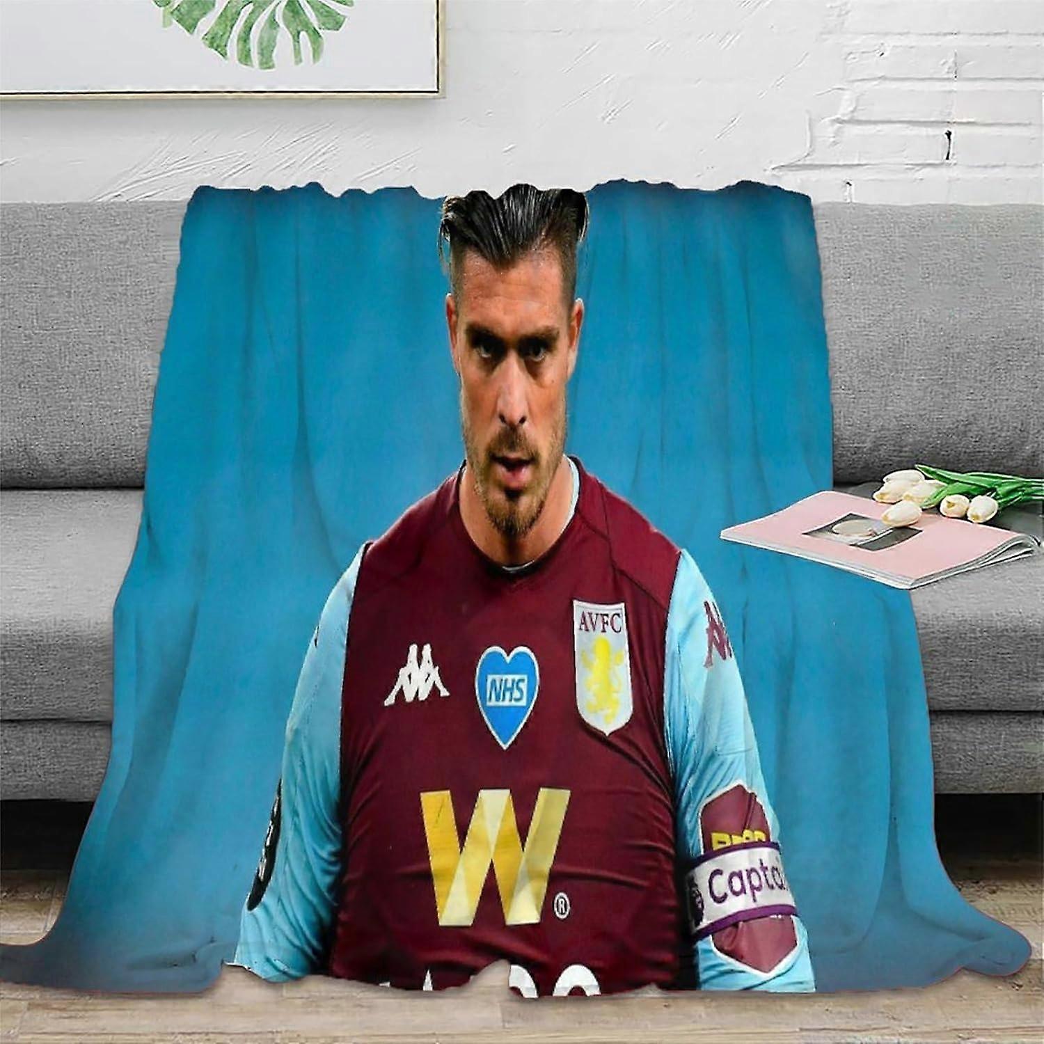 Telewizor Flanelowy koc 3D Jack Peter Grealish Koc Miękka pluszowa ...