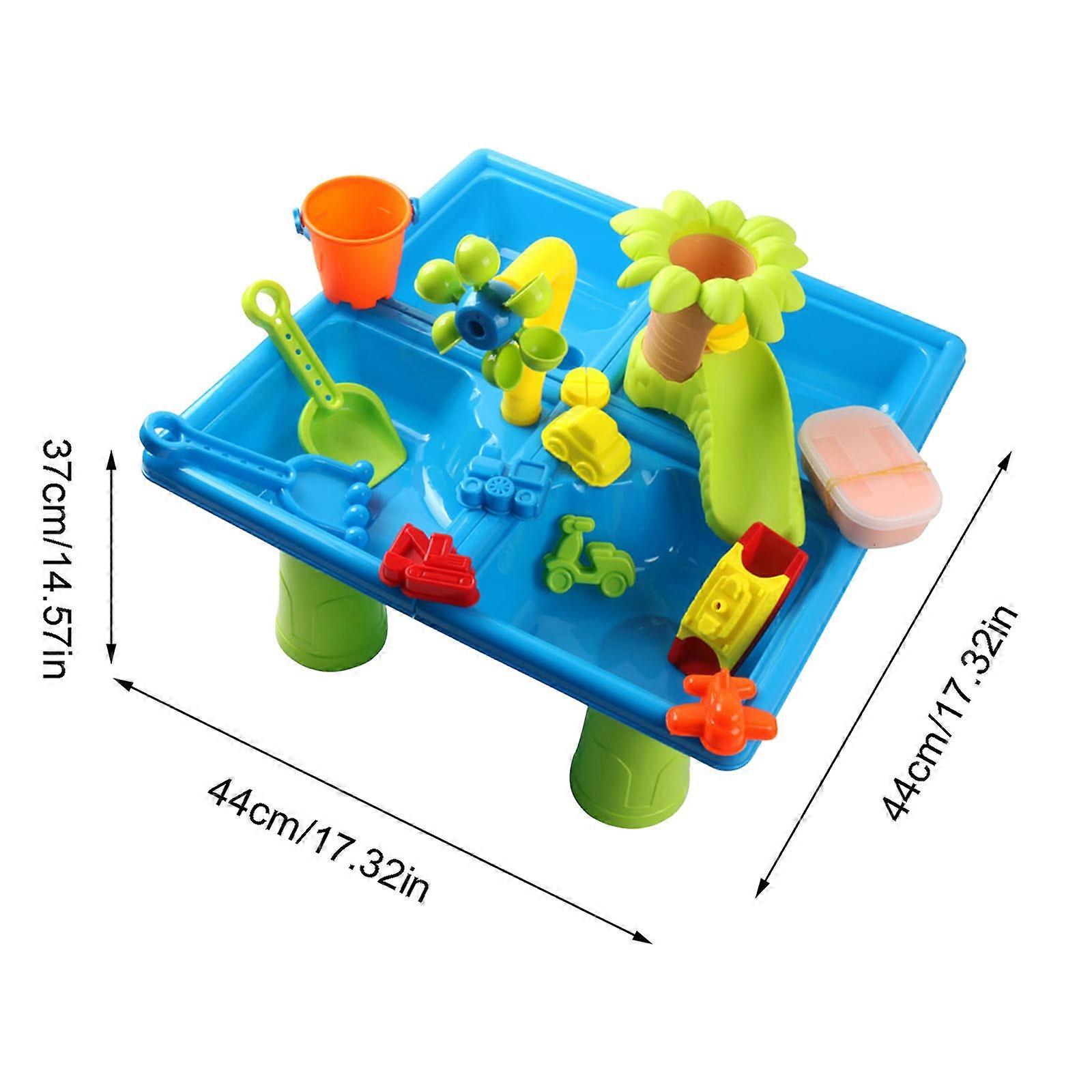Sand Water Table For Toddlers 4 In 1 Sand Table And Water Play Table ...