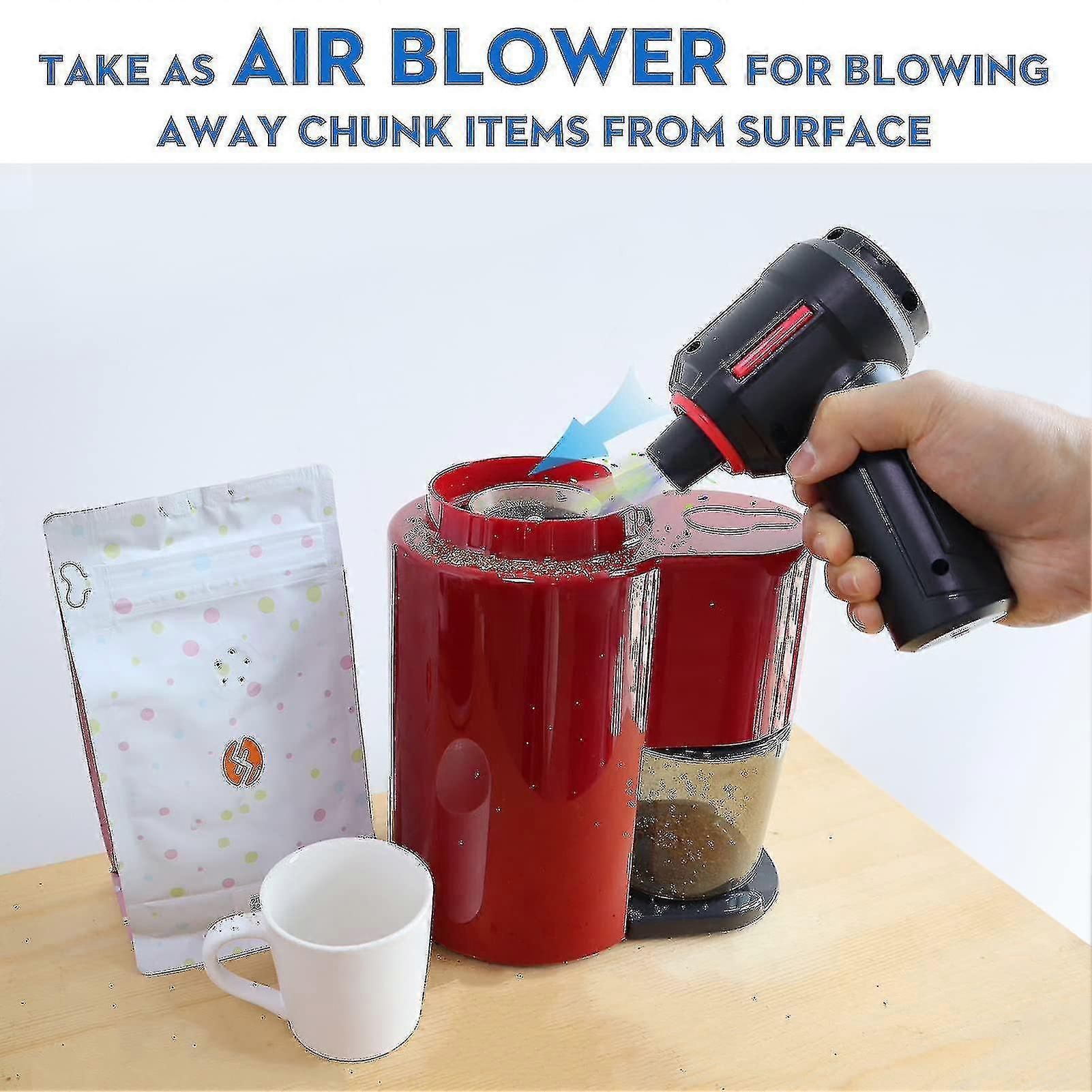 3-in-1 Computer Vacuum, Compressed Air Duster Blower, Portable Handheld ...