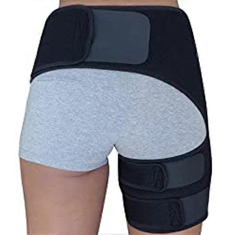 Hip Compression Support Band, Sciatica Pain Relief Thigh Hamstrings ...
