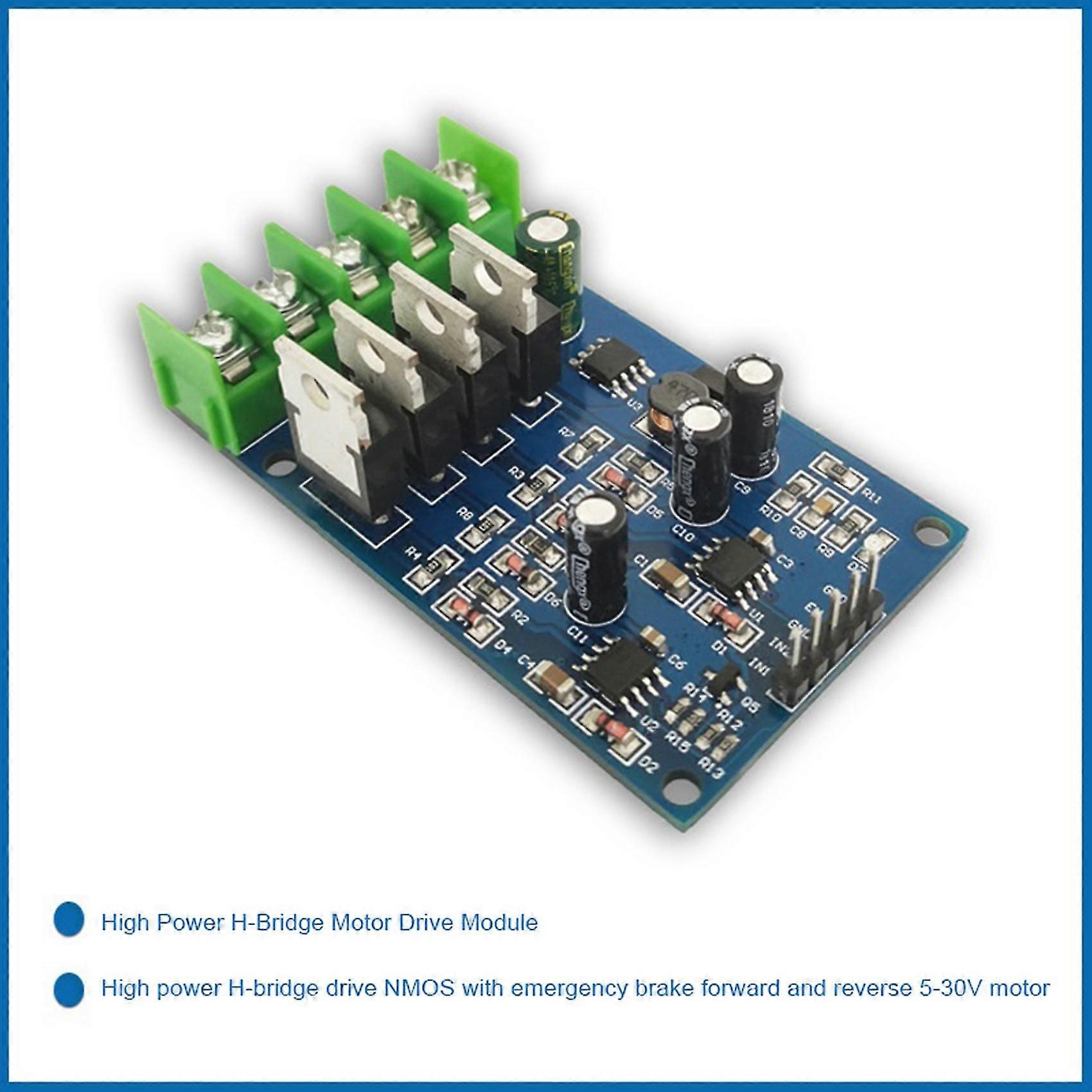 High-Power H-Bridge Motor Drive Module NMOS with Emergency Brake ...