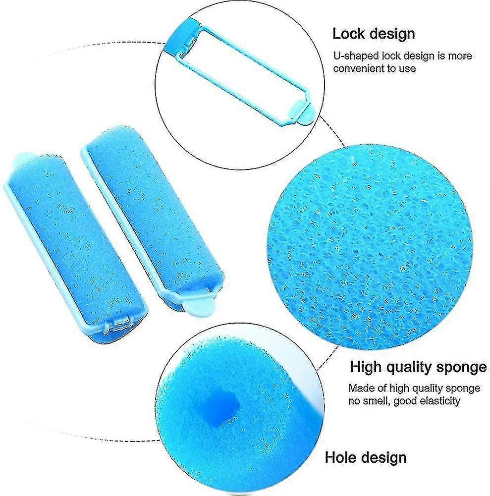 36 Pieces Foam Sponge Hair Rollers, Soft Curlers For Short Hair, Mini ...