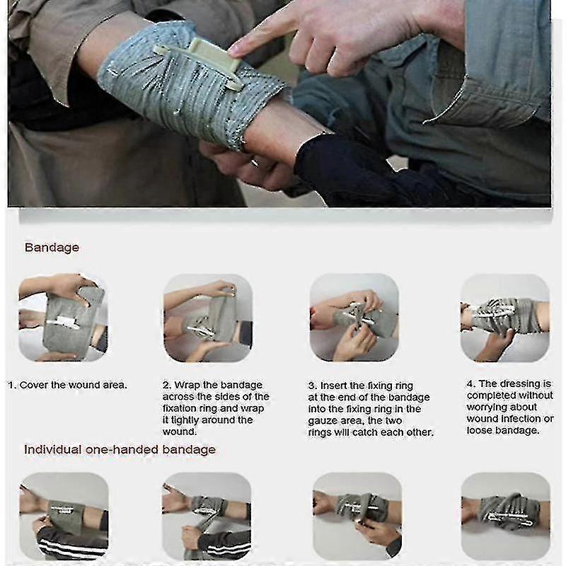 Israeli Bandage Trauma Kit Outdoors Camping Emergency Compression ...