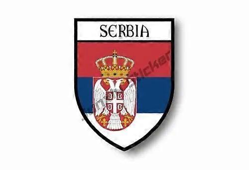 Creative Serbia Map Flag Car Sticker Serbia Country Code SRB Shield PVC ...