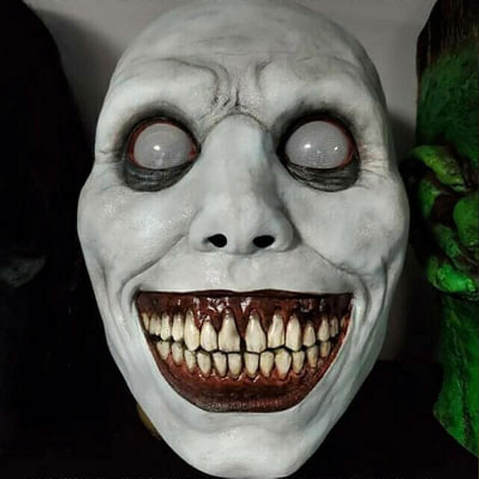 Halloween Horror Mask Scary Mask Smiling Demons Cosplay Costume Mask ...