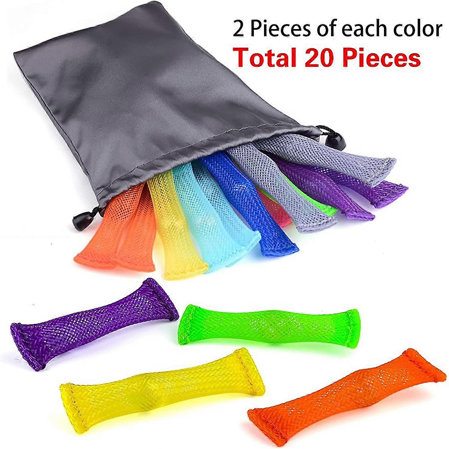 STOR 20 Pieces Fidget Toys Relieve Stress Increase Focus Sensory Marble ...