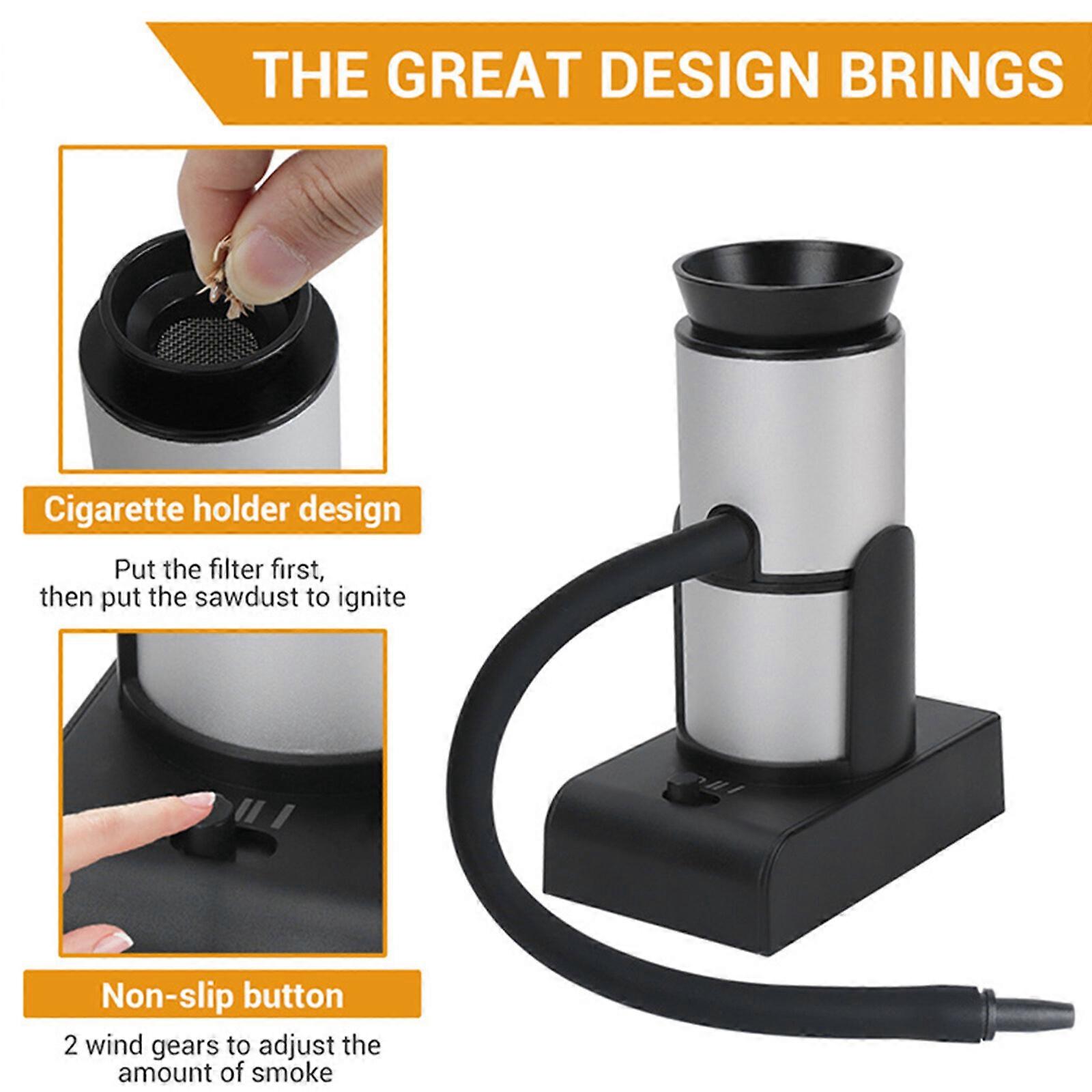 New Smoking Gun Wood Smoke, Portable Handheld Smoke Infuser,Cold Smoker ...