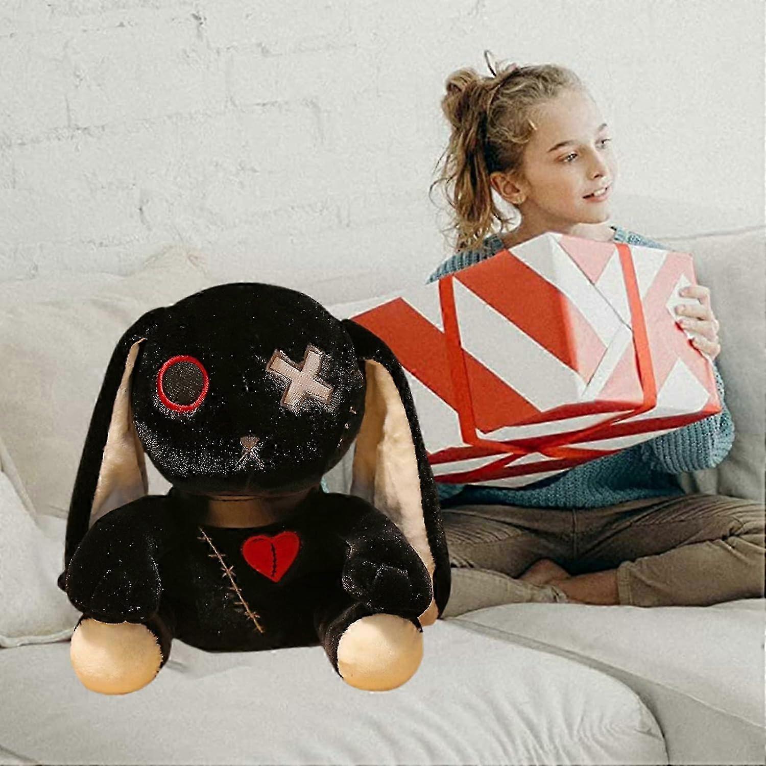 P, Dreadful Bunny Stuffed Animal -eared Ding Toy, Adorable Anxiety Pie ...