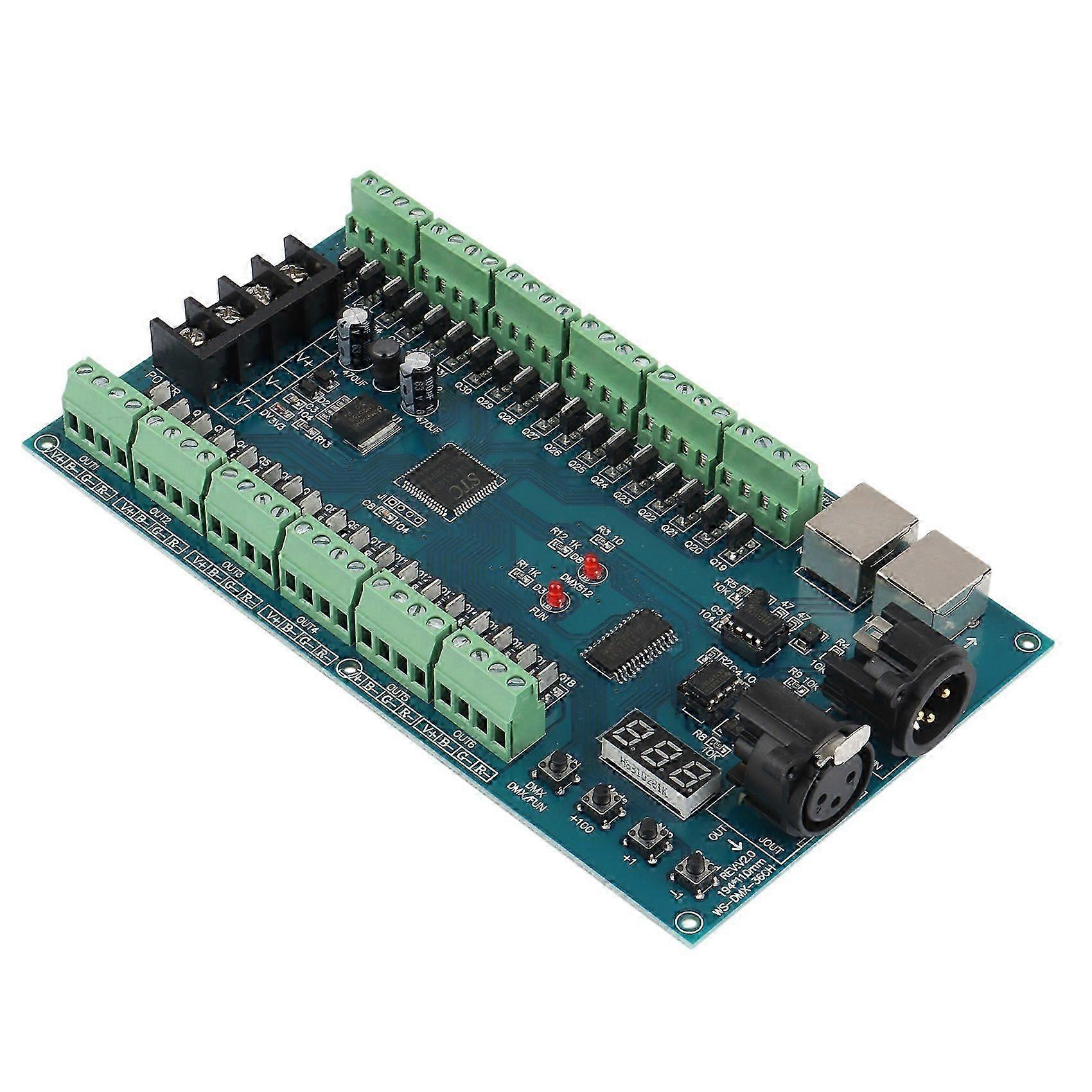 36ch Dmx512 Dimmer 36 Channel Dmx Decoder 13group Rgb Output,led Dmx512 ...