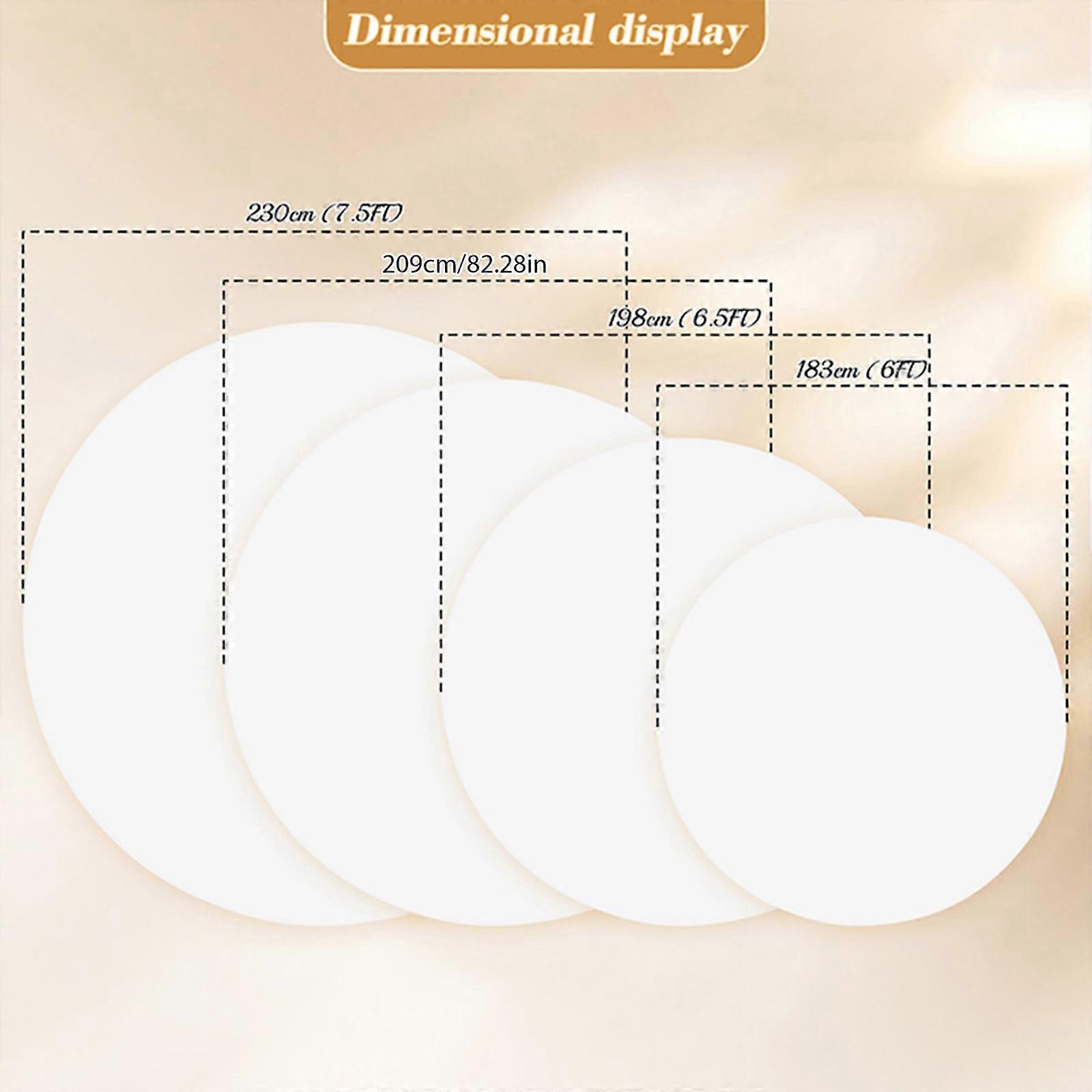 Polyester Round Arch Cover for Wedding Party Decoration Elastic Bands ...