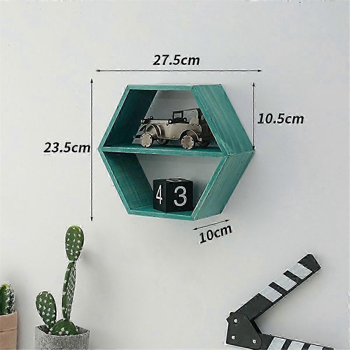 Hexagon Shelves Honeycomb Shelves Wall Mounted Storage Background Wall ...