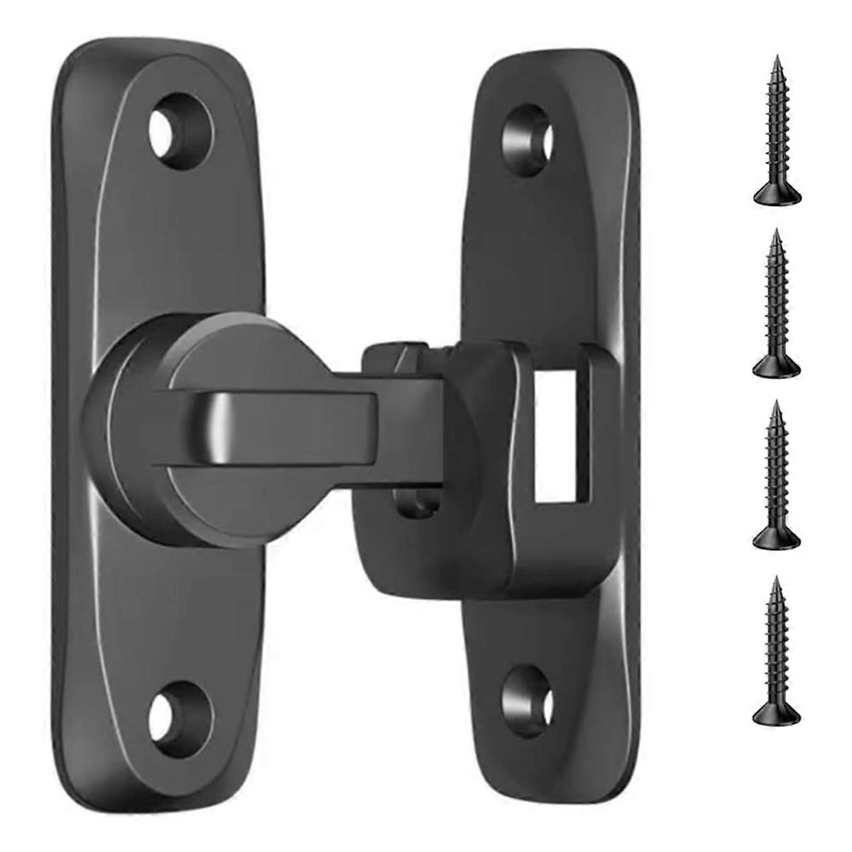 90/180 Degree Angle Flip and Slide Barn Door Lock. Heavy Duty Zinc ...