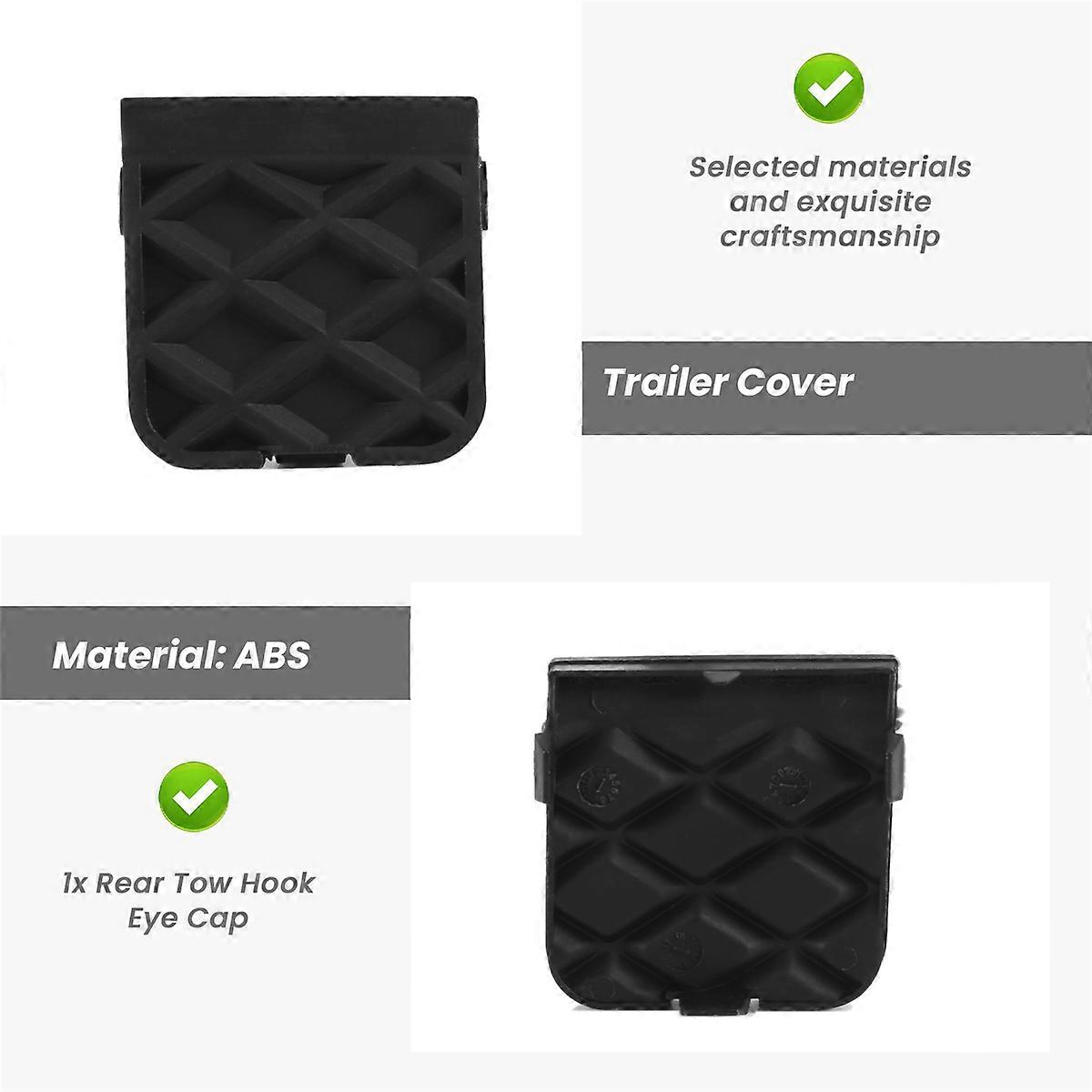 Car Rear Tow Hook Eye Cap Tail Trailer Cover Only for Hatchback Ford ...