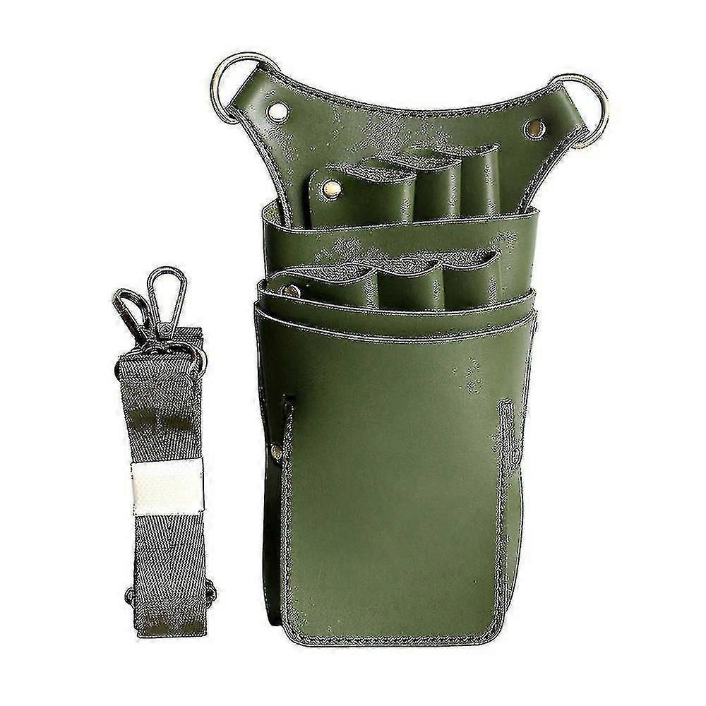 5 Color Scissors Pouch Leather Salon Barber Hairdressing Scissors Holster Hair Stylist Tools Bag ...