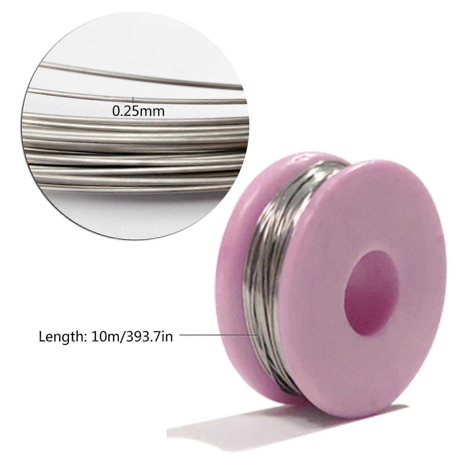 0.25mm Diameter Heating Resistors Wire Wrapping Nichrome Resistance ...