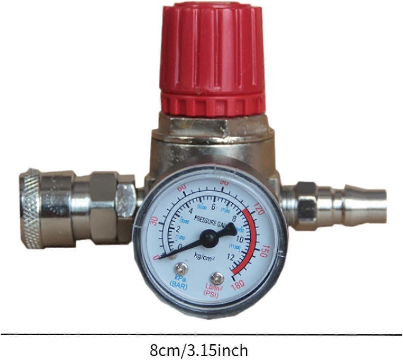 Air Compressor Pressure Regulator With Indicator Gauge, Easy-Install ...