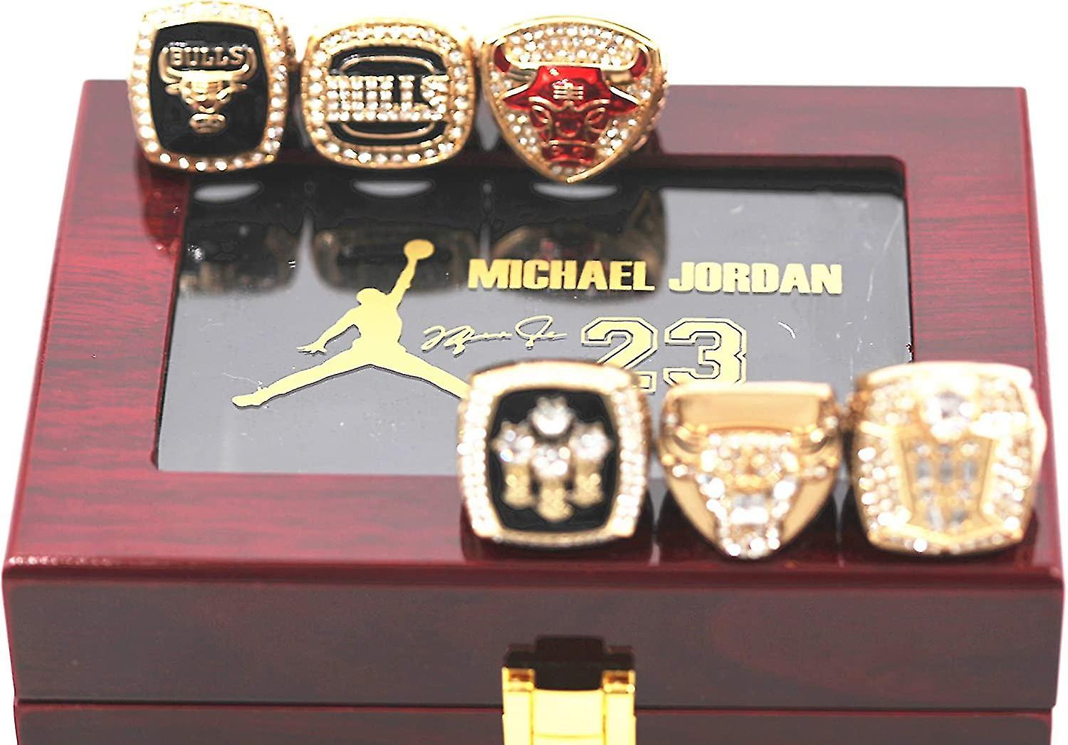 1991,1992,1993,1996,1997,1998 Basketball Championship Replica Bulls ...