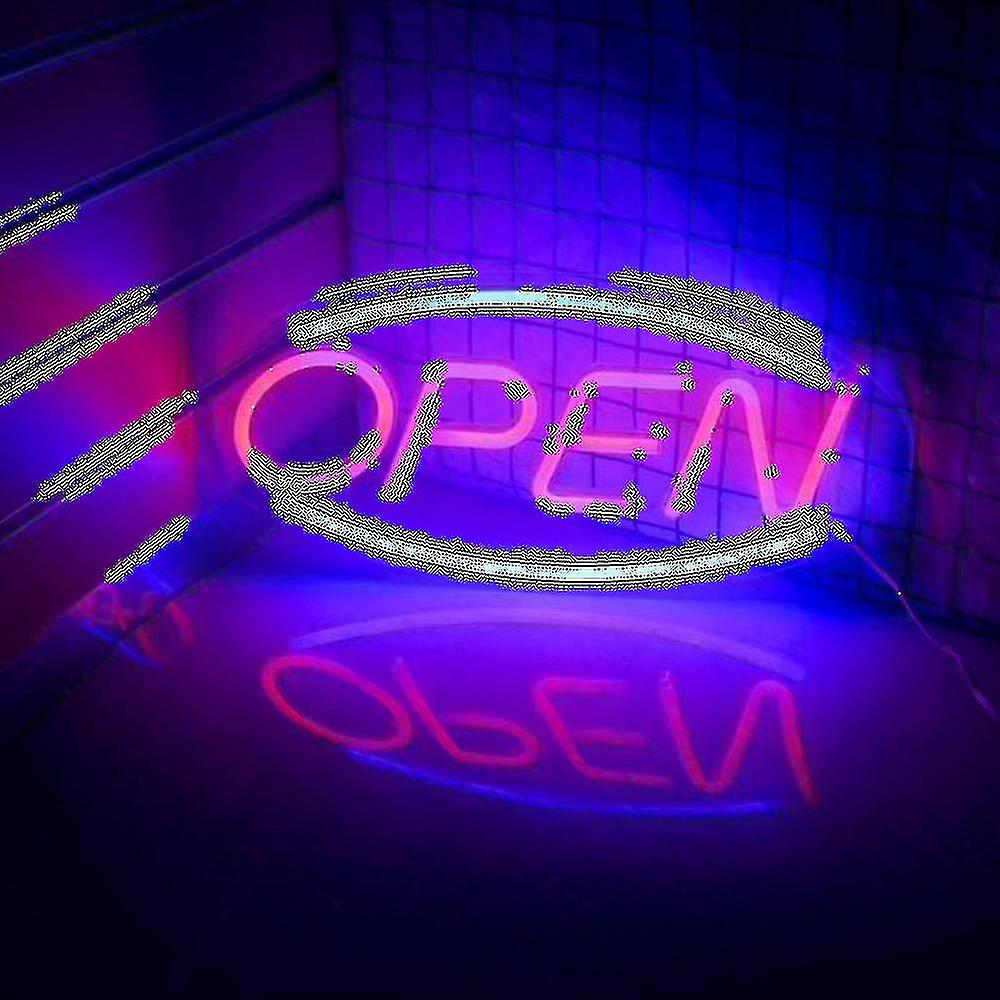 Neon Open Sign For Shop Two Light Modes, Steady Flashing Electronic ...