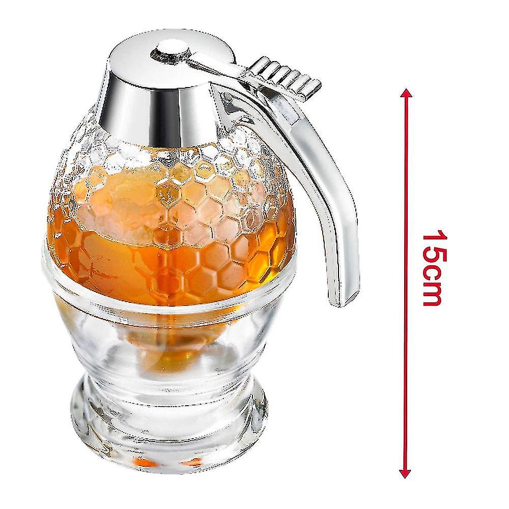 Honey Dispenser No Drip, 200ml Beautiful Maple Syrup Dispenser - J ...