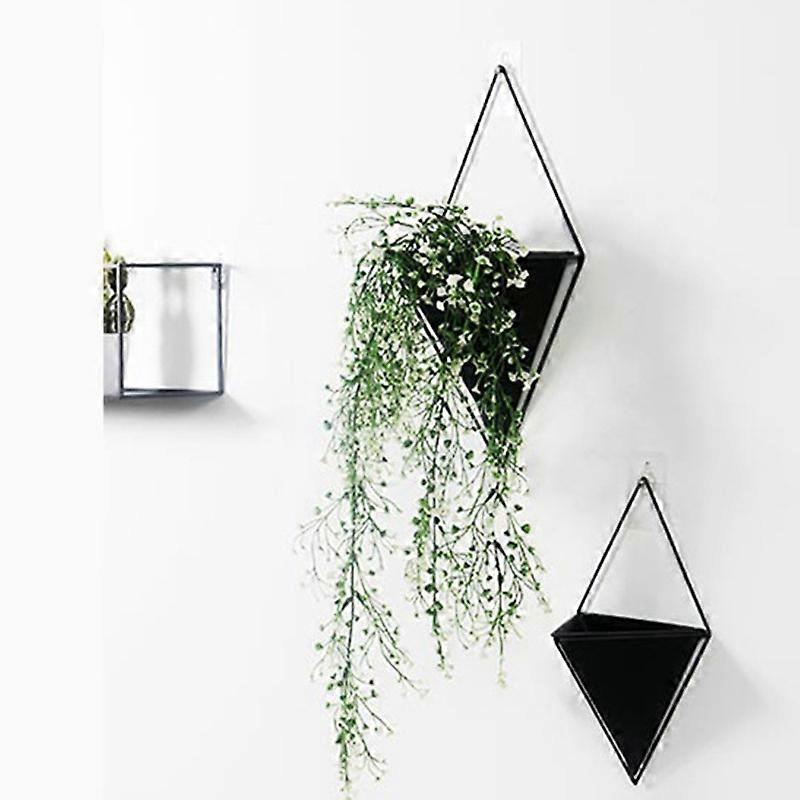 Triangular Hanging Pot Indoor Outdoor Modern Flower Plant Hanging ...
