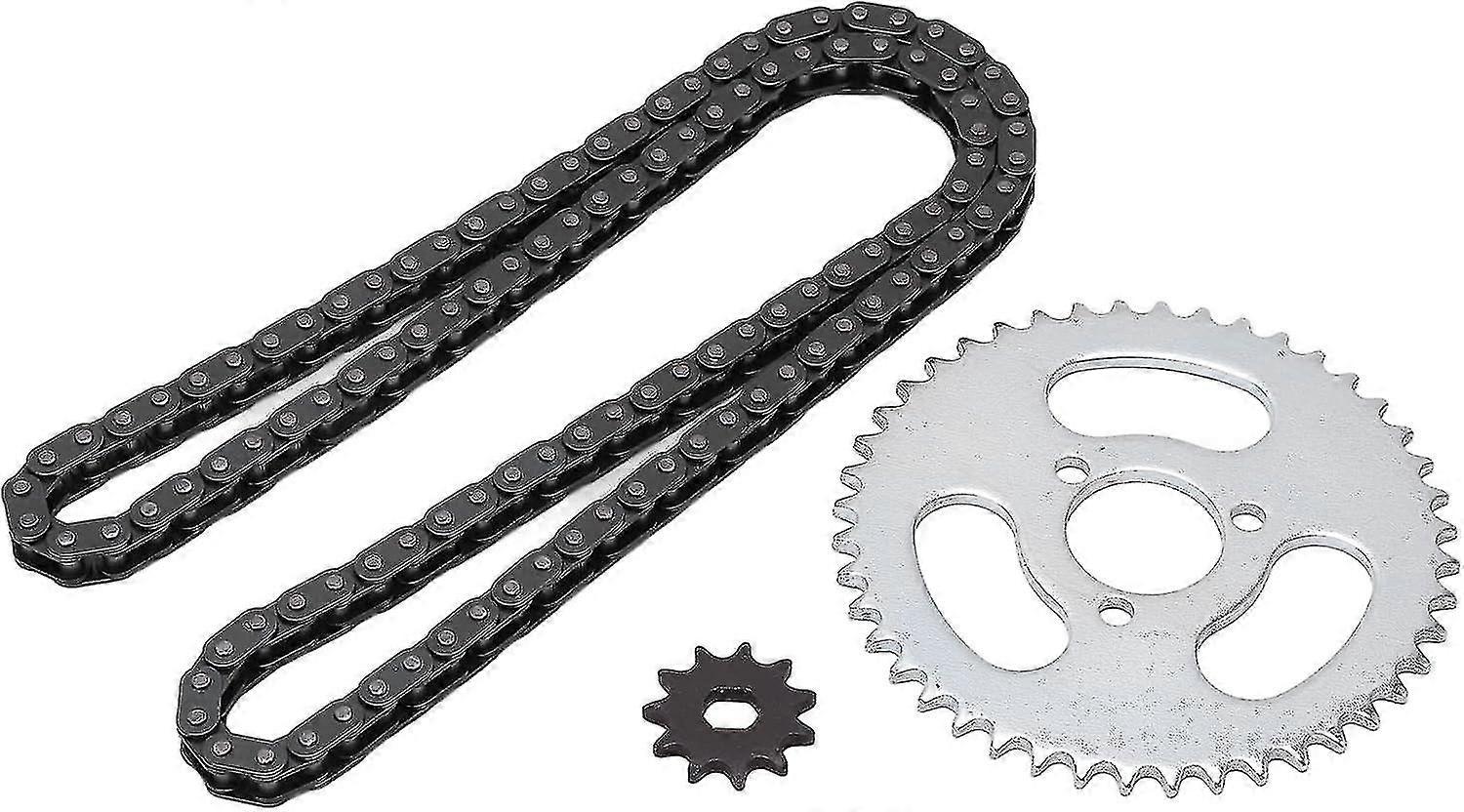 Heavy Duty T8F Chain Sprocket Kit for Mini Motorcycles, Gear Chain Set ...