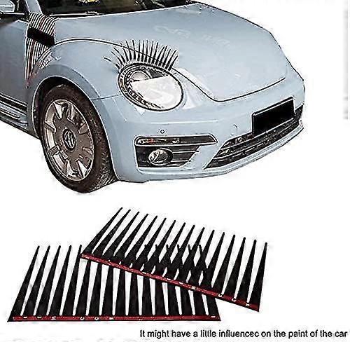 Car headlights with eyelashes to decorate eyebrows, personalized ...