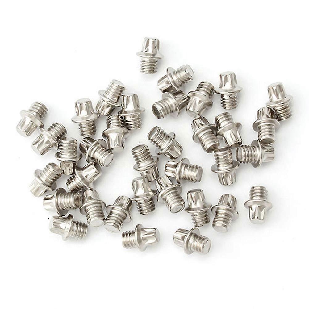 50Pcs Road Folding Bike Pedal Anti- Nail Replacement Screws Pins Bolts ...
