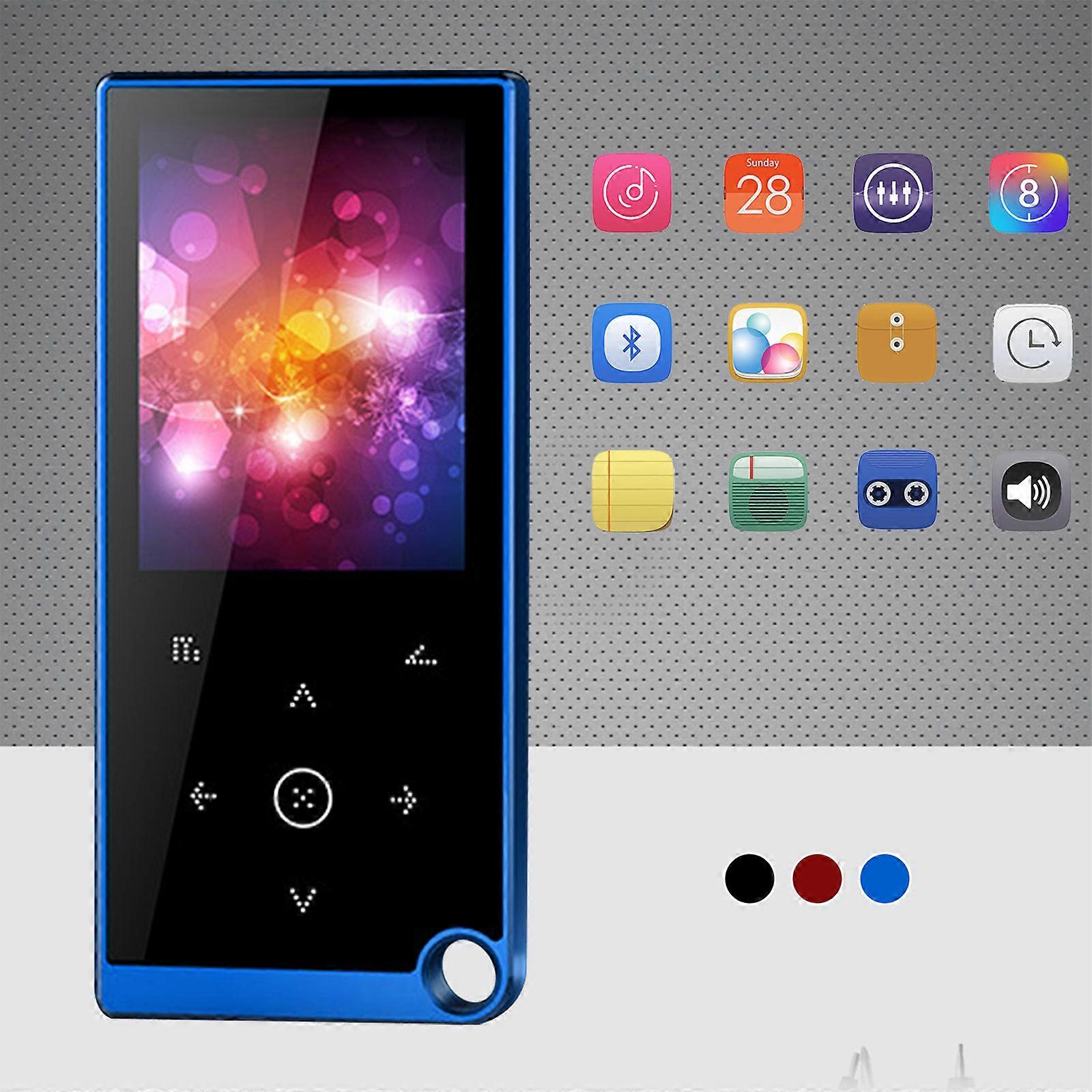 Bluetooth MP3 MP4 Player HiFi Lossless Sound FM Radio Recorder Touch ...