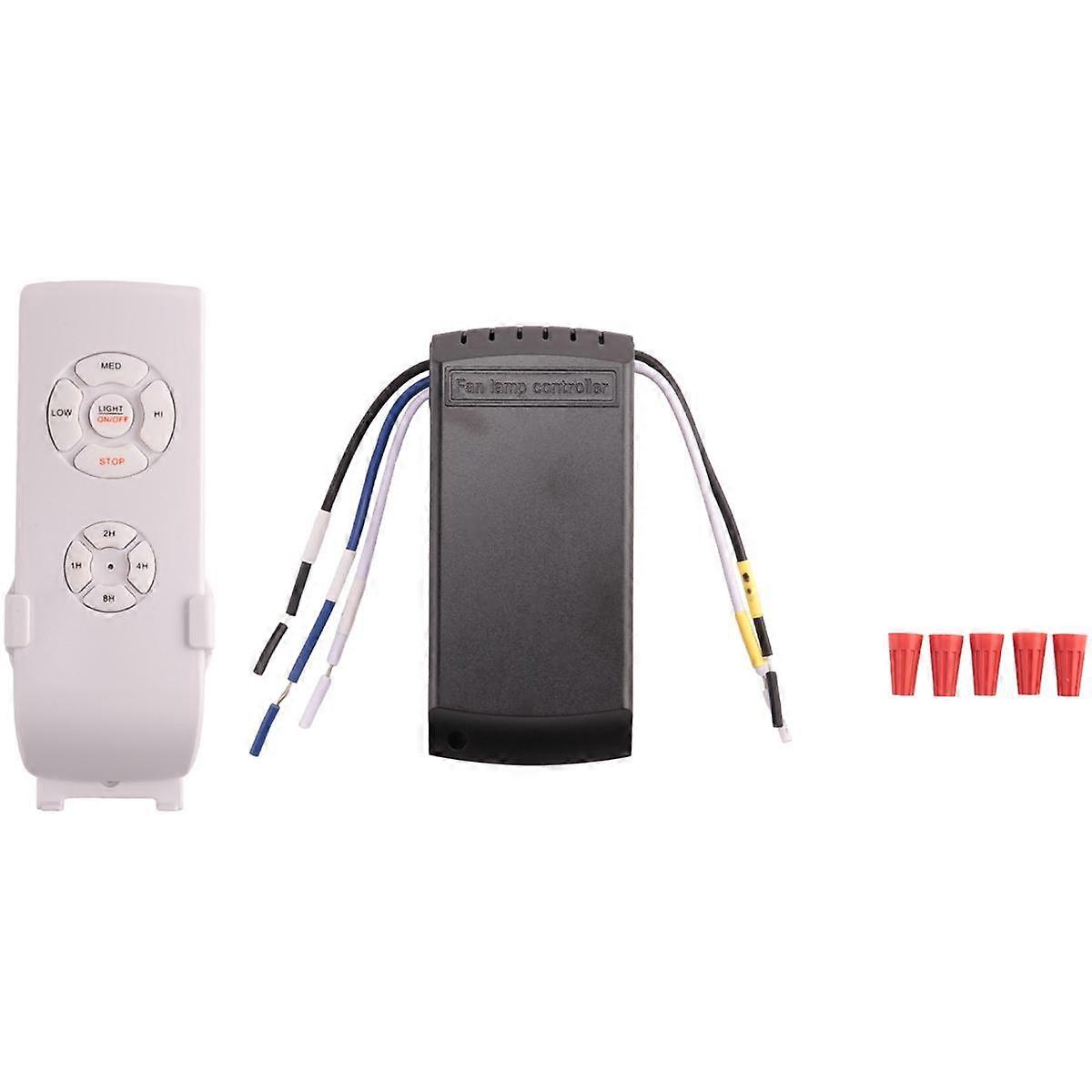Universal Ceiling Fan Lamp Remote Control Kit AC 220v Timing Setting ...