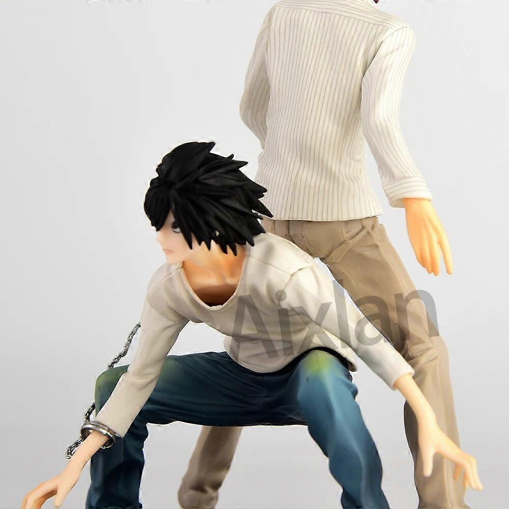 24cm Death Note Anime Figure Light Yagami L PVC Action Figure 1160 ...