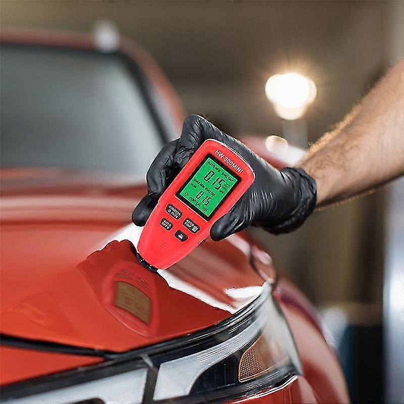 Hw300mini Digital Thickness Gauge Tester Auto Car Paint Measuring ...