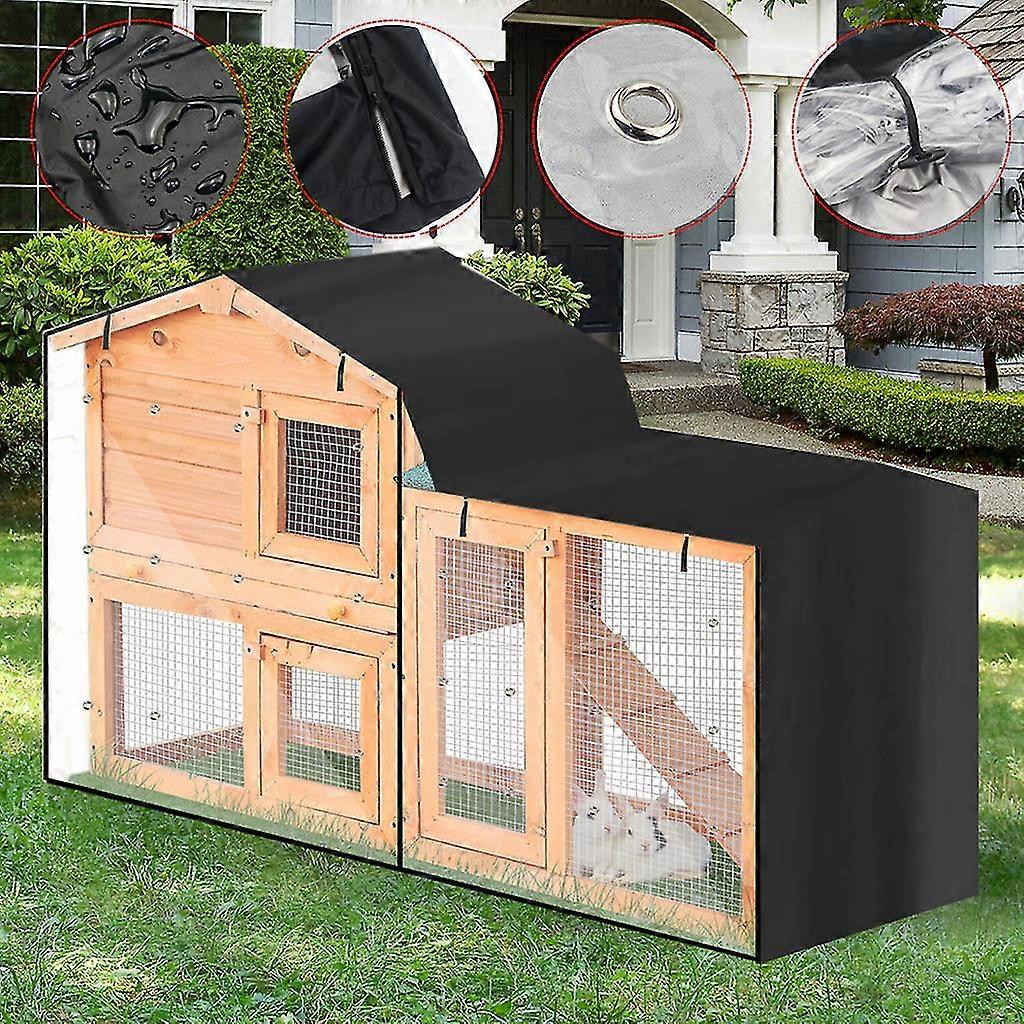 Rabbit Hutch Cover 210d Durable Thermal Covers Pet Crate Covering For ...