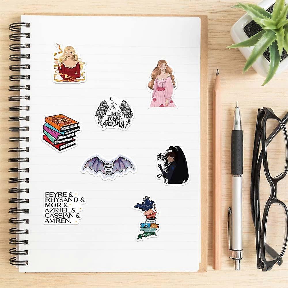 60Pcs Acotar Merchandise Stickers Book Graphic Vinyl Waterproof Sticker ...