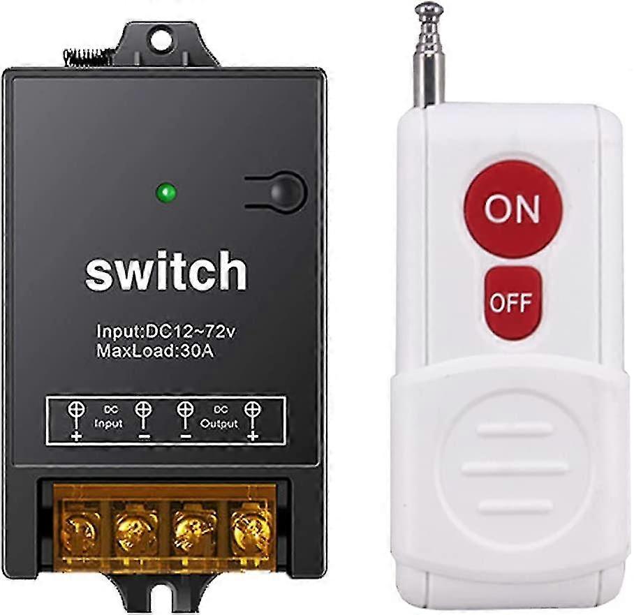 Wireless Remote Control Switch,dc 12v/24v/48v/72v/ Rf Remote Control ...