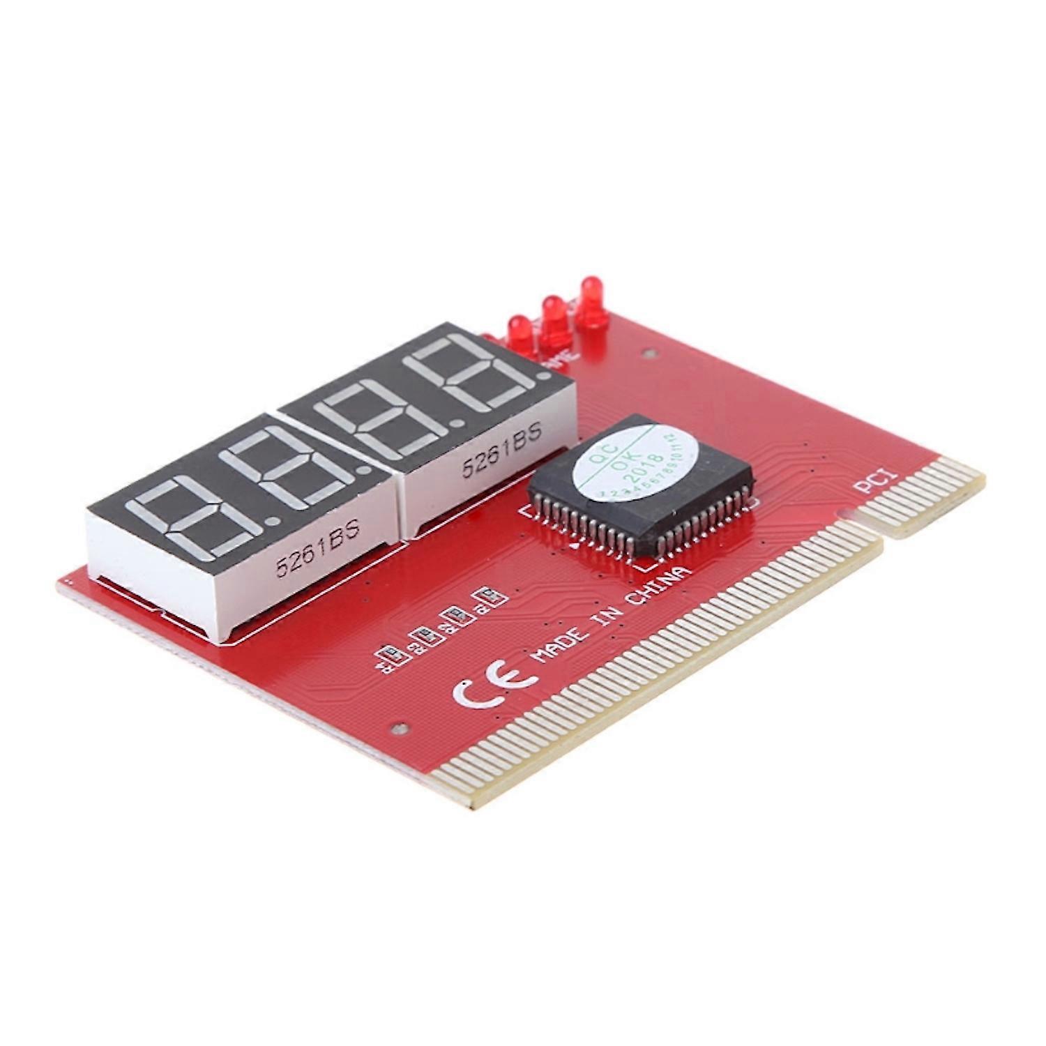 Computer PCI POST Card Motherboard LED 4-Digit Diagnostic Test PC ...