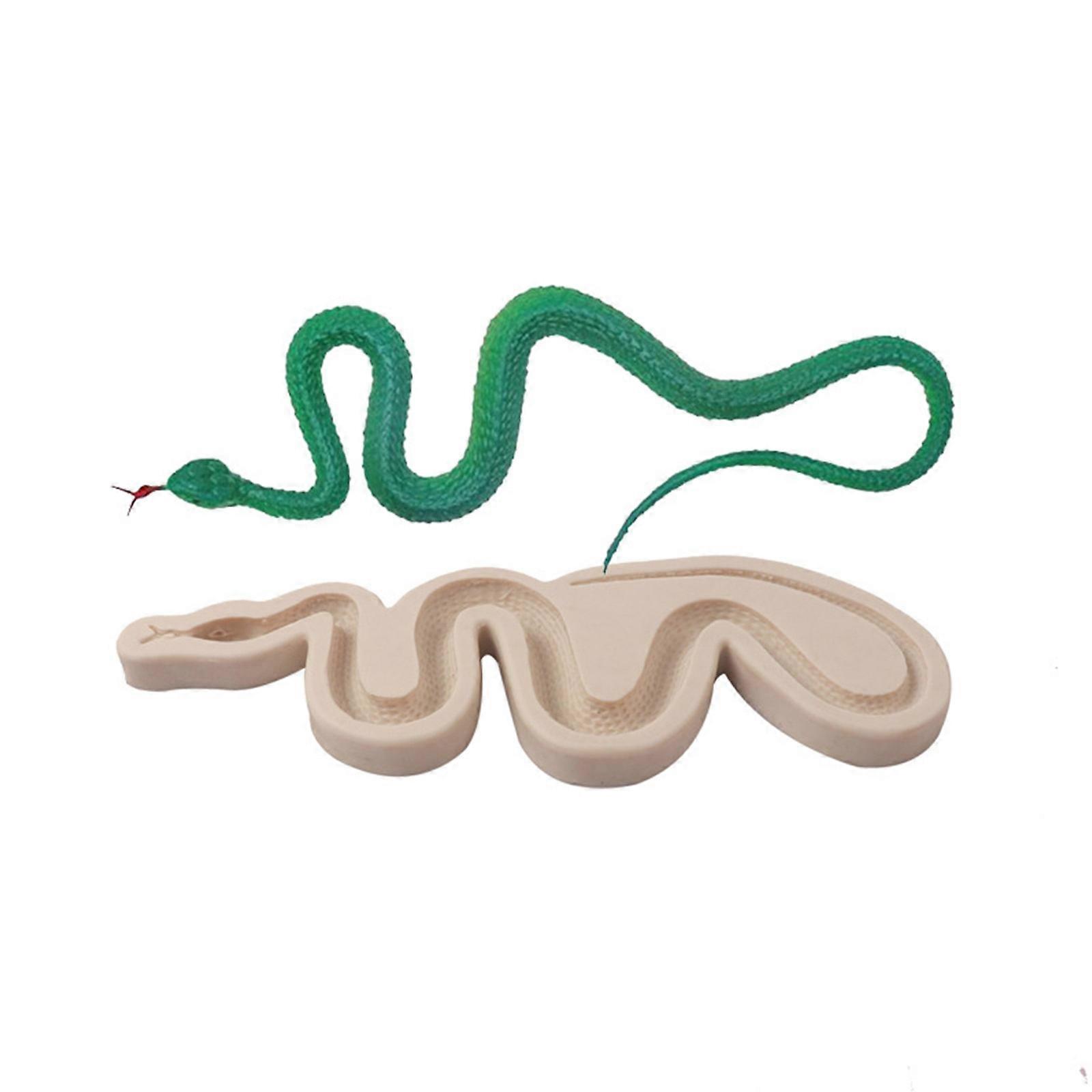 Silicone Chocolate Mold Snake Shape Chocolate Candy Moulds Baking ...