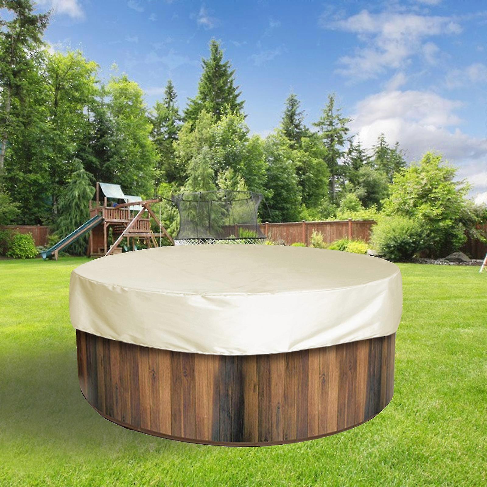 Round Hot Tub Cover Cap Heavy Duty 190t Waterproof Coated (size 78.7 X ...