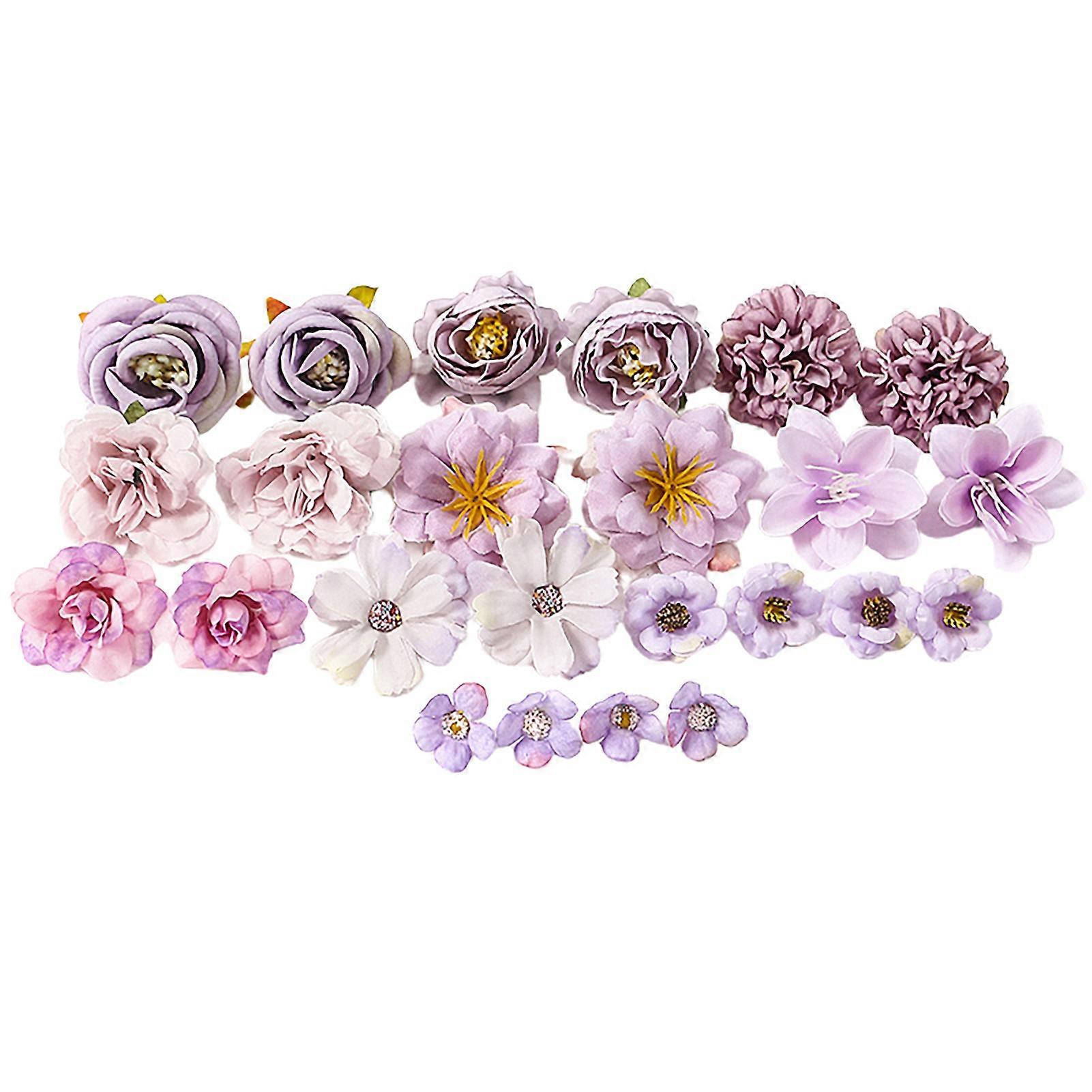 1 Set Artificial Flowers Graduation Cap Decorations Kit DIY Assorted ...