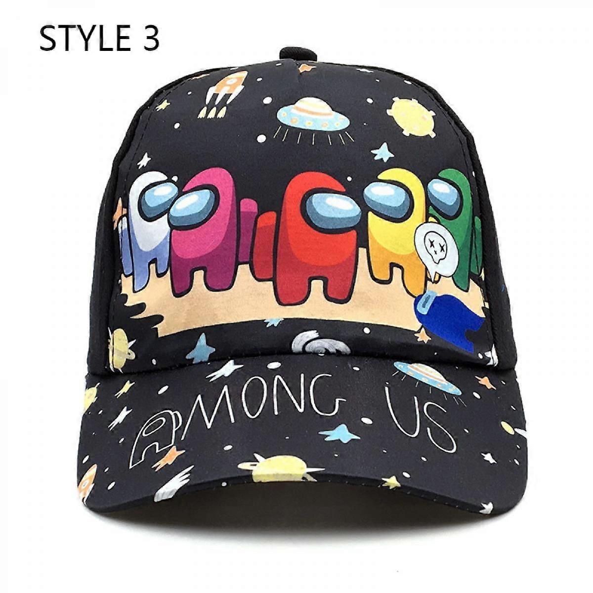 Among us Game Peripheral Printing Children's Baseball Cap Wide Brim ...